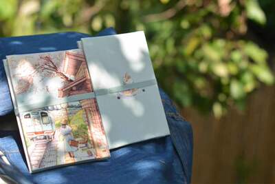 手工纯棉水彩纸宝虹手工水彩本