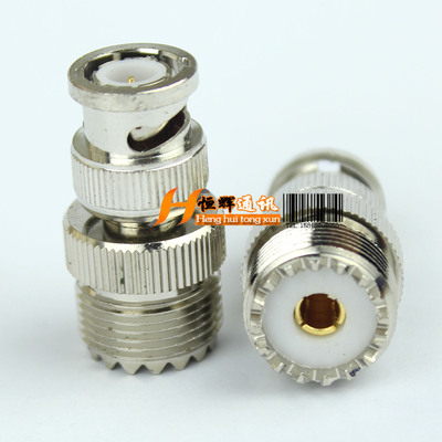 对讲机转接头BNC/M-JK TK308或 V8转接头BNC公转M母