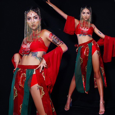 酒吧女ds国潮古风敦煌gogo演出服