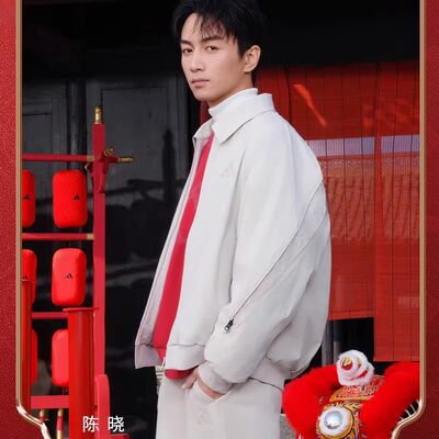 阿迪达斯外套男装翻领加绒夹克