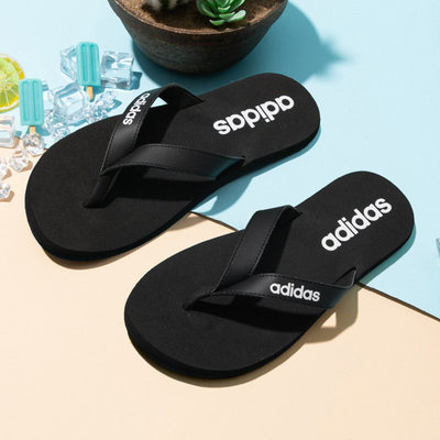 阿迪达斯夹脚拖鞋男沙滩鞋人字拖