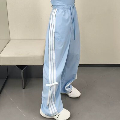 ADIDAS阿迪达斯女裤直筒长裤