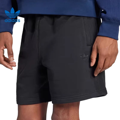 正品adidas阿迪达斯三叶草男子2026夏季针织运动休闲短裤 JC9577