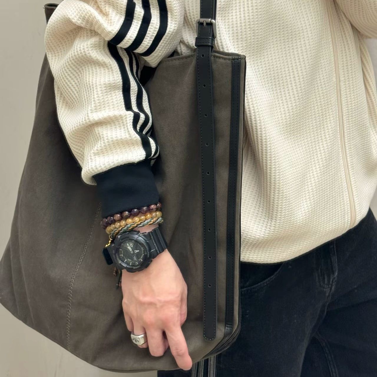 adidas阿迪达斯三叶草男女经典运动斜挎单肩包手提拎包正品KT0862