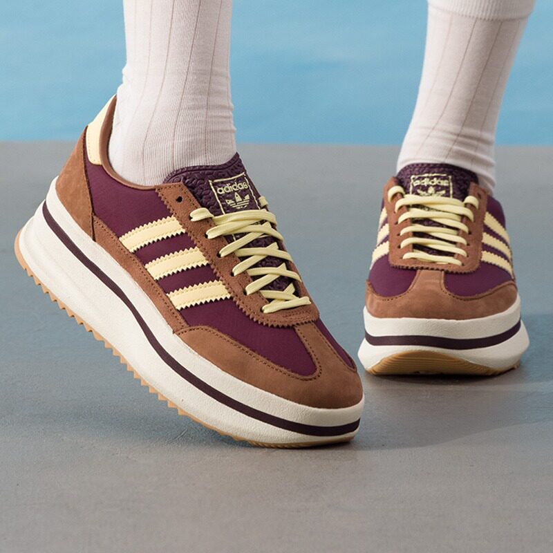 Adidas/阿迪达斯三叶草休闲鞋女鞋SL 72 STACK厚底运动鞋 JQ6420