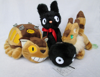 吉卜力宫崎骏公交车巴士毛绒玩具