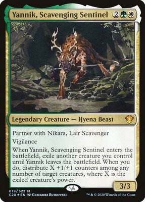 万智牌 食腐哨卫雅尼克 Yannik,Scavenging Sentinel 秘稀 多 闪