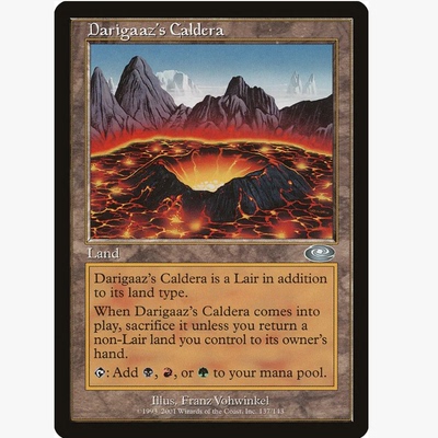 牌客窝 万智牌  达里迦的火山口 Darigaaz's Caldera 银 地