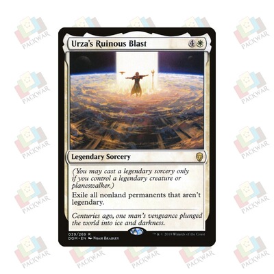 牌客窝 万智牌 克撒的毁世震荡 Urza's Ruinous Blast 金 白 闪