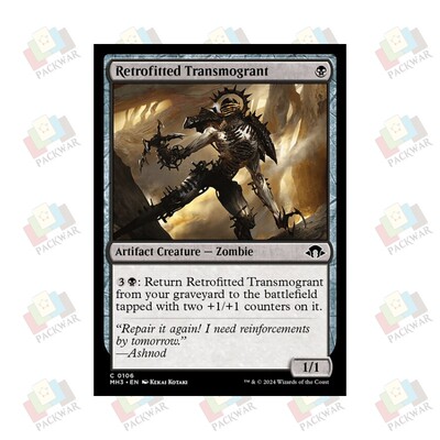牌客窝 万智牌 翻新变械人 Retrofitted Transmogrant 铁 黑 闪