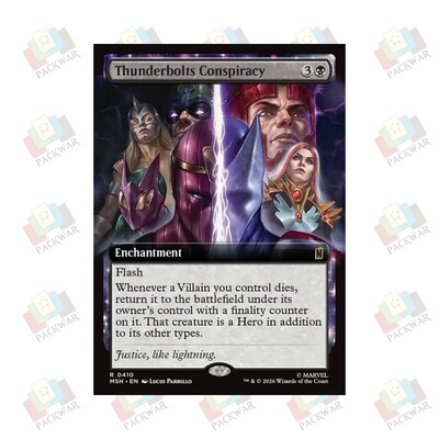 牌客窝 万智牌 雷霆特工队阴谋 Thunderbolts Conspiracy 金 黑