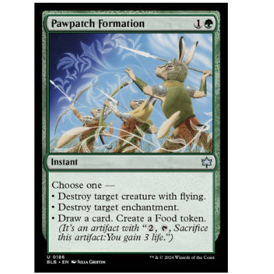 牌客窝 万智牌 爪卫列阵 Pawpatch Formation 银 绿色