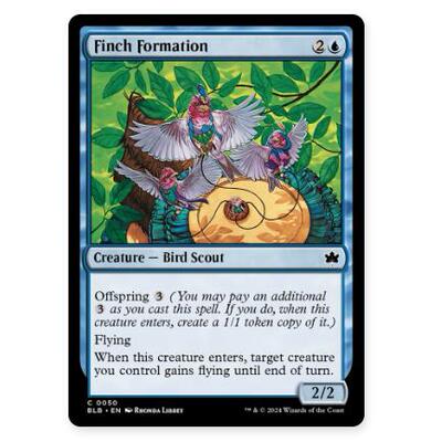 牌客窝 万智牌 雀鸟巢群 Finch Formation 铁 蓝