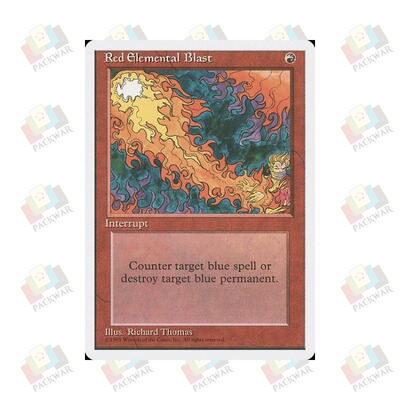 牌客窝 万智牌 红元素冲击波 Red Elemental Blast 铁 红 闪