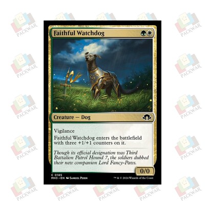 牌客窝 万智牌 忠诚看门狗 Faithful Watchdog 铁 多色 闪