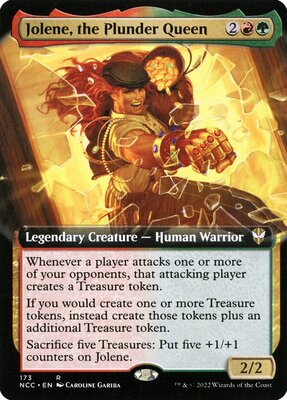 牌客窝 万智牌 劫夺拳后乔琳 Jolene, the Plunder Queen 金 多色