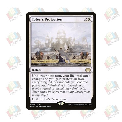 牌客窝 万智牌  泰菲力的庇护 Teferi's Protection  金  白