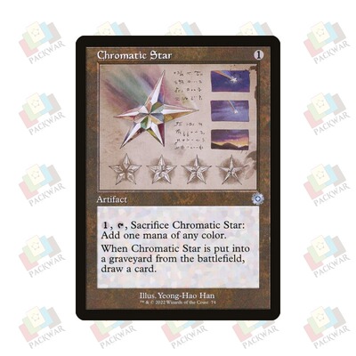 牌客窝 万智牌 五彩星 Chromatic Star 银 神器 闪
