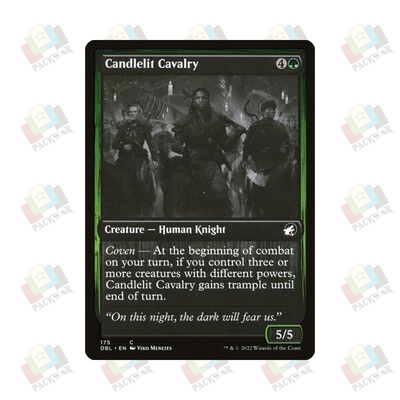 牌客窝 万智牌 烛光骑兵 Candlelit Cavalry 铁 绿 闪