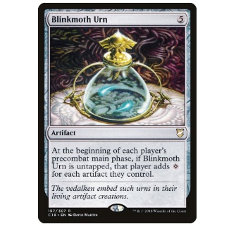 牌客窝 万智牌  光蛾壶   Blinkmoth Urn   金 神器