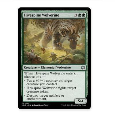 万智牌蜂巢脊狼獾Hivespine