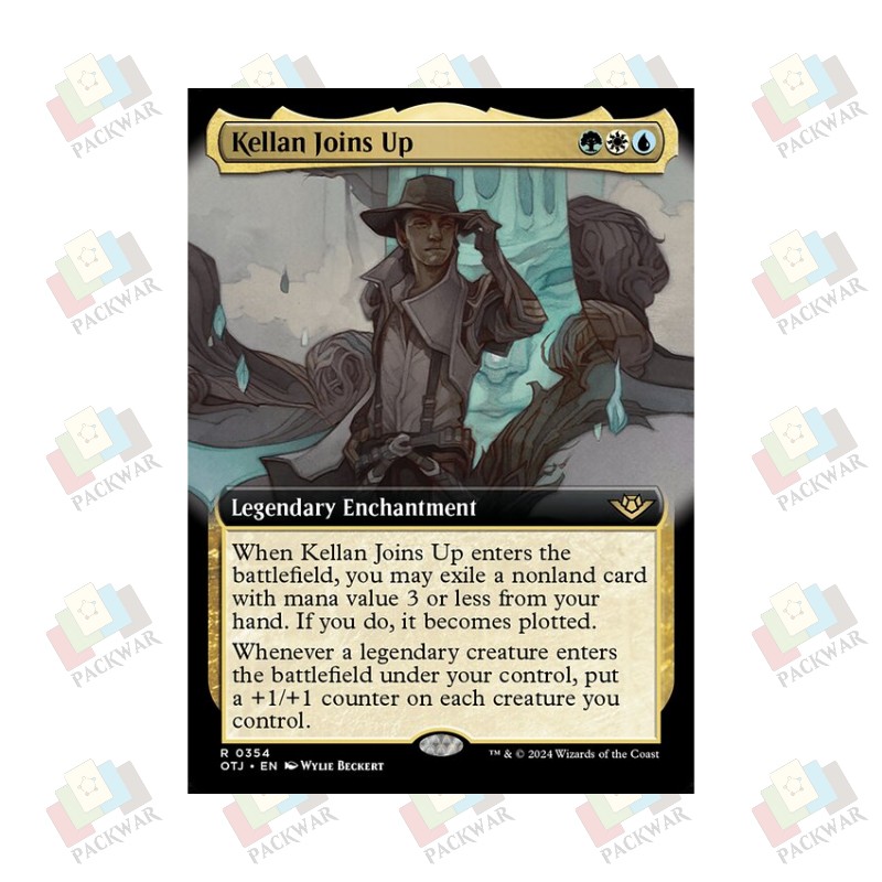 牌客窝 万智牌 凯澜入伙 Kellan Joins Up 金 多色 闪