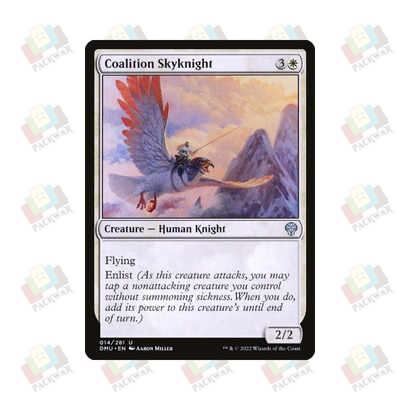 牌客窝 万智牌 联盟空骑士 Coalition Skyknight 银 白 闪