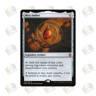 牌客窝 万智牌 琥珀玛珂 Mox Amber 秘稀 无色 闪