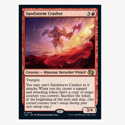 牌客窝 万智牌 沙暴粉碎者 Sandstorm Crasher 金 红