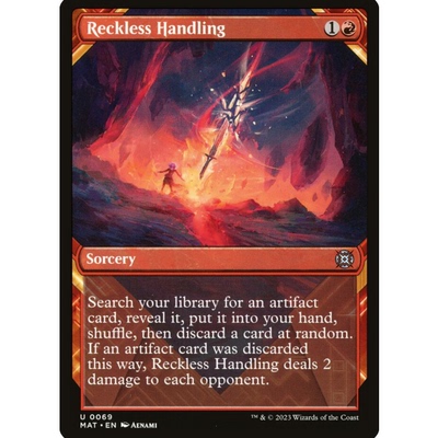 牌客窝 万智牌 鲁莽处置  Reckless Handling  银 红 闪