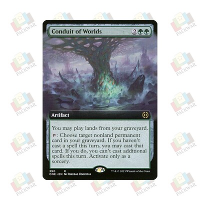 牌客窝 万智牌  世间导径  Conduit of Worlds  金 绿色 闪