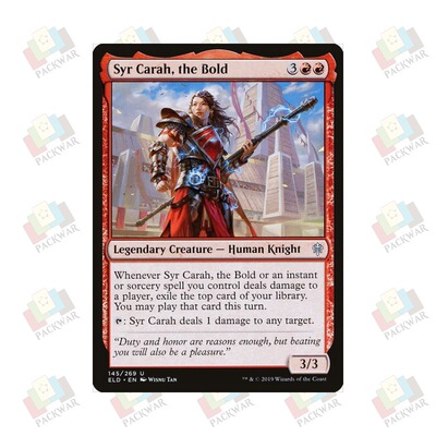 牌客窝 万智牌 勇威凯拉爵士 Syr Carah, the Bold 银 红 闪