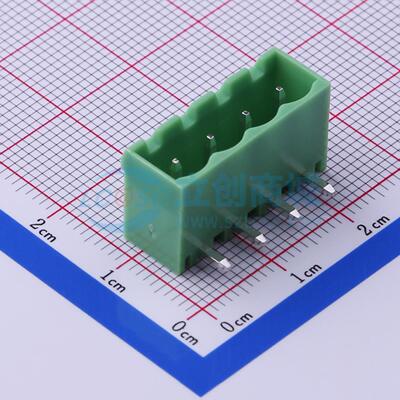 插拔式接线端子 KF2EDGRC-5.08-4P 弯插,P=5.08mm 板端/插座-闭口