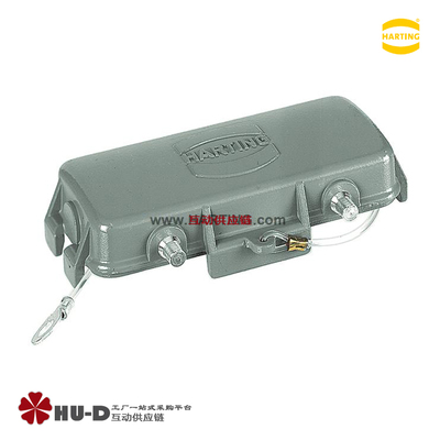 HARTING浩亭重载外壳09300165425 Han 16B 底座保护盖金属