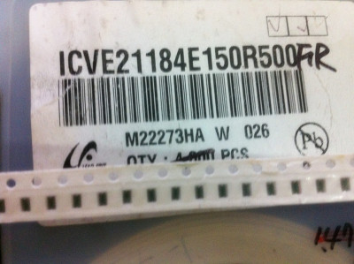 ICVE21184E150R500FR ESD压敏排阻 15PF 50R 0805/2012