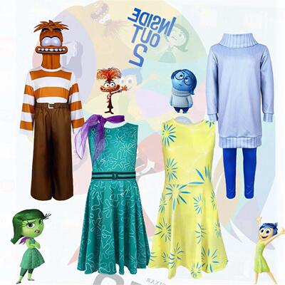 头脑特工队角色cos服InsideOut2乐乐cosplay服装万圣节舞台表演服