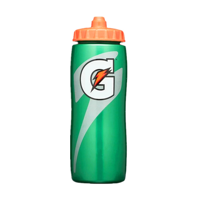 佳得乐防漏便携挤压水壶水瓶健身