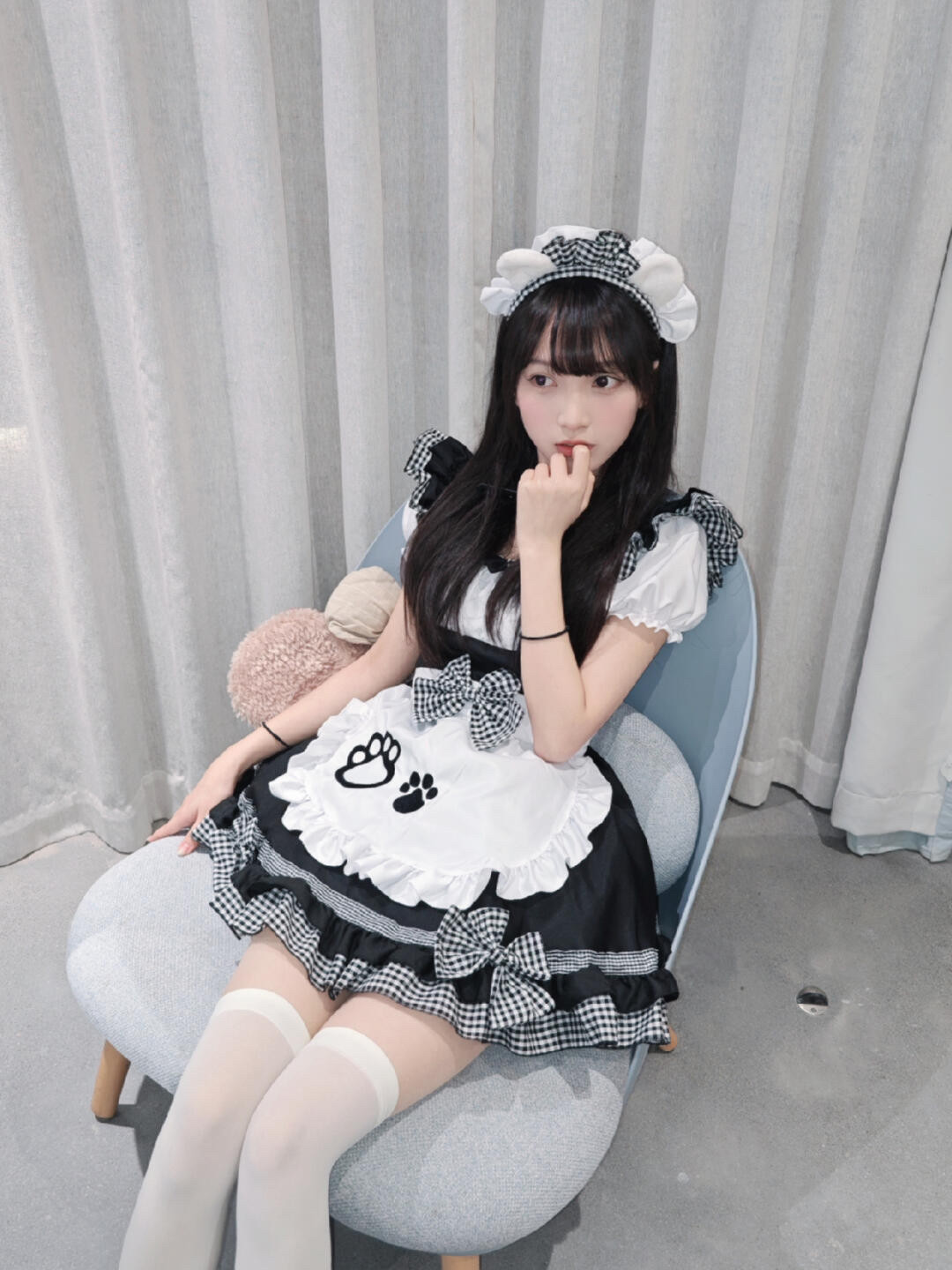 女仆装cos可爱女佣猫咪大码少女lolita连衣裙洛丽塔cosplay服装