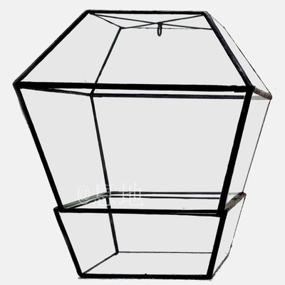 16054b包邮!工厂花房几何玻璃直销多肉微景观玻璃花房玻璃小花房