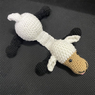 2025新款纯手工钩摆件可爱卡通小动物doorstop门档织