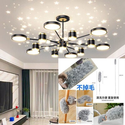 jir新款超长除尘掸伸缩可弯曲可水洗不掉毛可鸡毛掸子清洁除灰尘