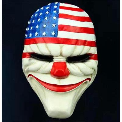 热销珍藏版payday2主题万圣节游戏收获日2系列面具树脂面具订做