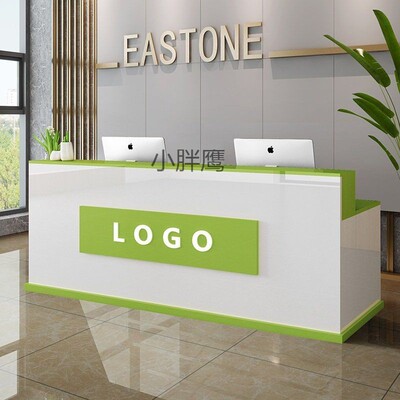 热销lfd新款小型饭店美.容院前台水果柜台办公桌网红吧台收银台前