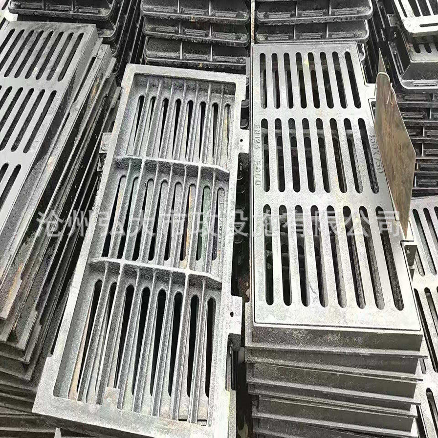 球墨铸铁篦子排水沟盖板双联雨水口篦子铸铁雨水盖板规格齐全