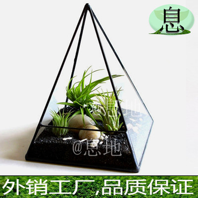 16039a包邮!几何花房植物玻璃小微景观多肉植物玻璃花房