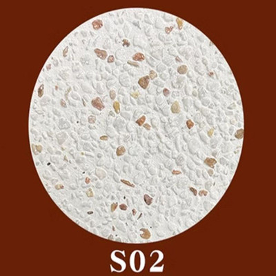 可泡水的水泥水洗石瓷石微岩石料石刮水磨石铺地成品材批米石塗料