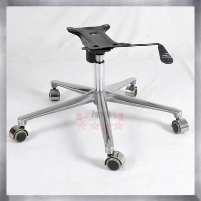 质量上乘家具五金转椅五星脚办公椅配件铝合金升降底座