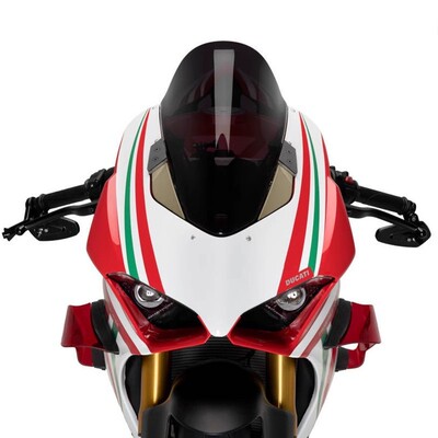 热销杜卡迪适用panigalev2/v4/v4s改装竞技赛道加高挡风玻璃风挡