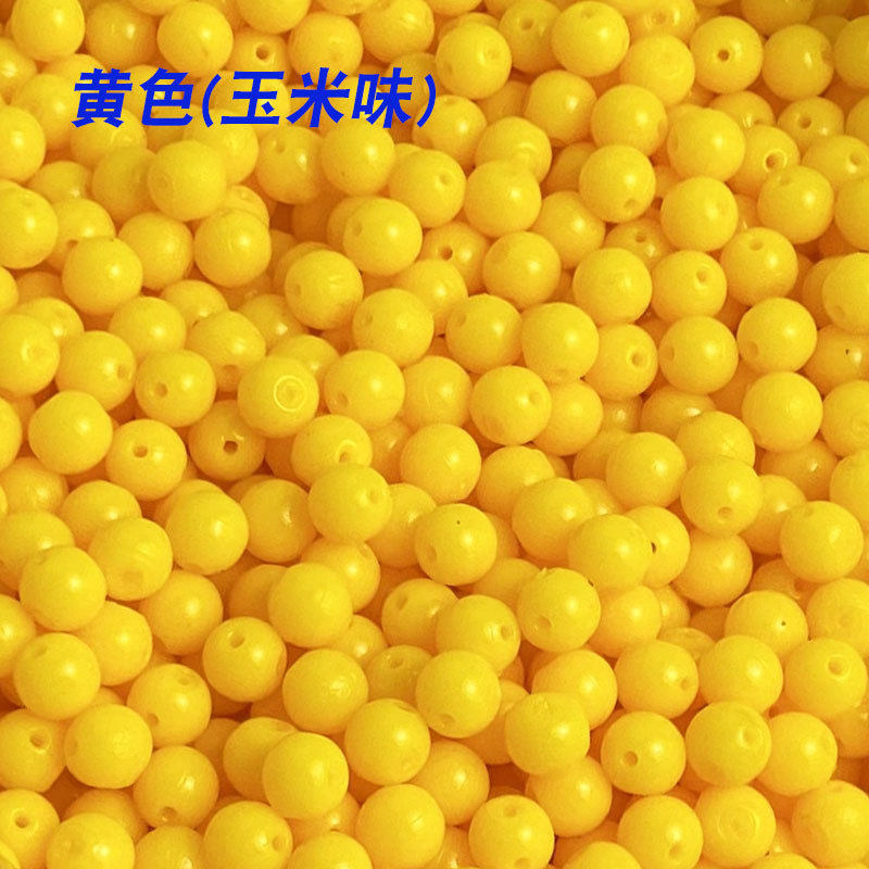路亚台钓浮力球软饵反底钓玉米钓球形假饵浮水蓝莓珠珠软饵公斤装