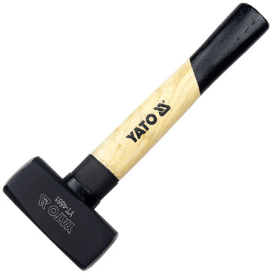 易尔拓（YATO）锤子木柄安全石工锤磅锤铁锤榔头手锤